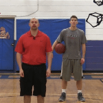 Alternating Between the Legs Dribbling Drill
